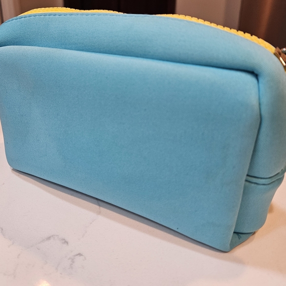 Tula | Other | Tula Blue And Yellow Pouch | Poshmark
